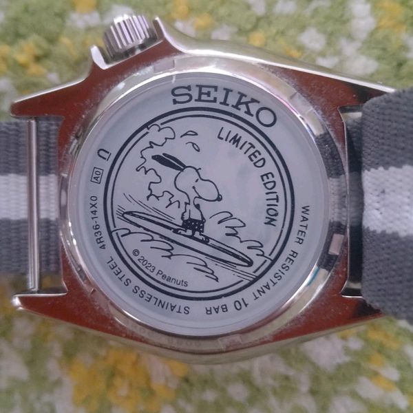Seiko Snoopy Peanuts Sports 5 SRPK25K1 Limited Edition Watch ...