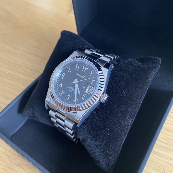 Custom Seiko Mod - Arabic Dial - 36mm - Automatic Nh35 Movement ...