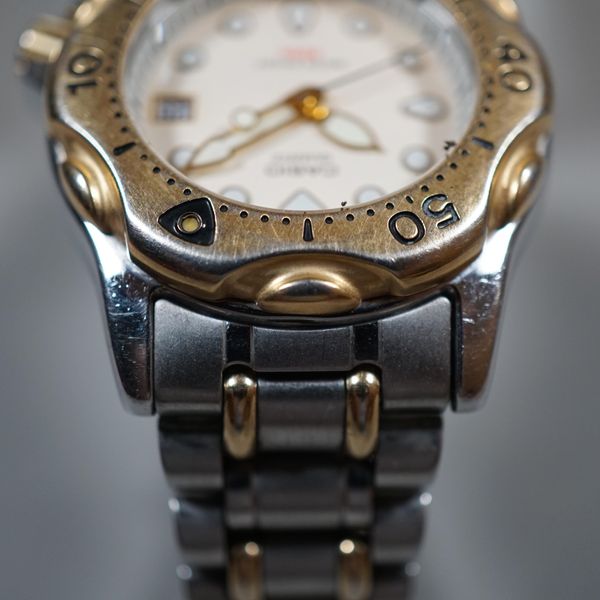 [WTS] Vintage 1993 Casio MDP-823 200M Air Divers Two Tone Quartz Watch ...