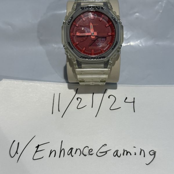 [WTS] Casio G-Shock GA2100-1A1JF CasiOak Red Dial $75 | WatchCharts ...