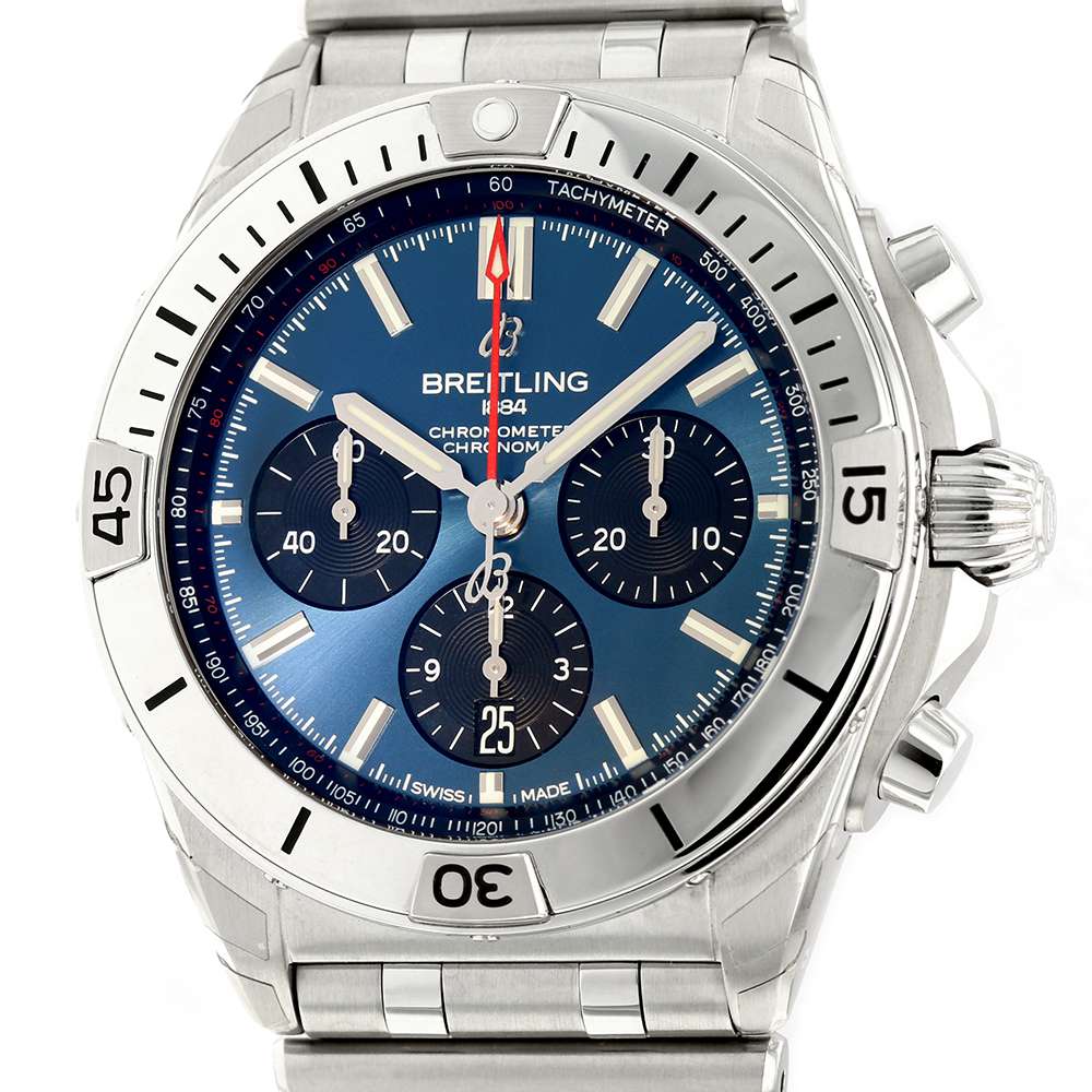 Breitling Chronomat B01 AB0134101C1A1 Blue dial [pre-owned] | WatchCharts