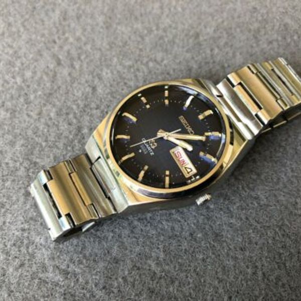 Seiko SQ 3003 Quartz Vintage 4823-8039 Stainless Stell Facet Crystal ...
