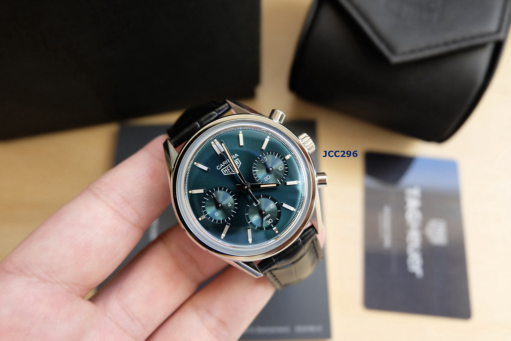 FS: 2021 Tag Heuer Carrera Teal Green Special Edition 500 pcs Ref ...