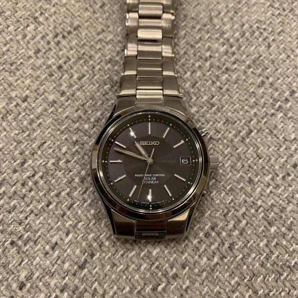 SEIKO Solar Radio Controlled Watch Titanium From Japan | WatchCharts ...