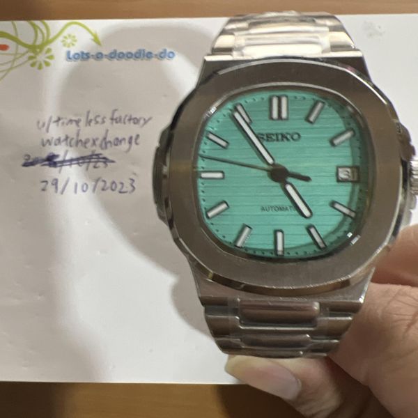 [WTS] Seiko Mod “Seikonaut Tiffany blue edition | WatchCharts
