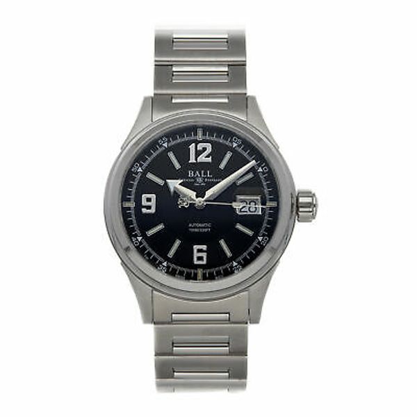 Ball Fireman Racer Steel Auto 40mm Bracelet Mens Watch NM2088C-S2J-BKWH ...