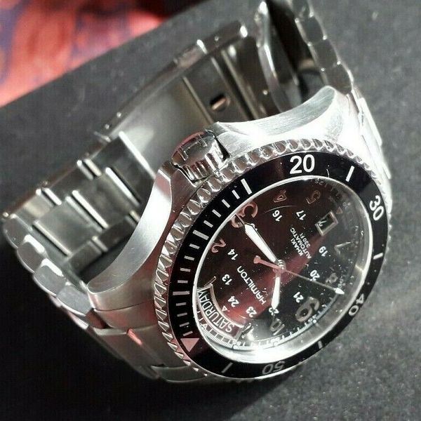 Hamilton Khaki Scuba Ref: H645150 gents automatic divers watch 10 bar ...