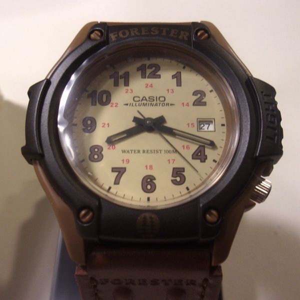 Casio Illuminator Forester watch. FT-500WC-5BVCF. Quartz. 41mm. New in ...