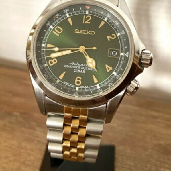Seiko Sarb017 Alpinist, Fullset Incl. Bicolor Jubilee Band ...