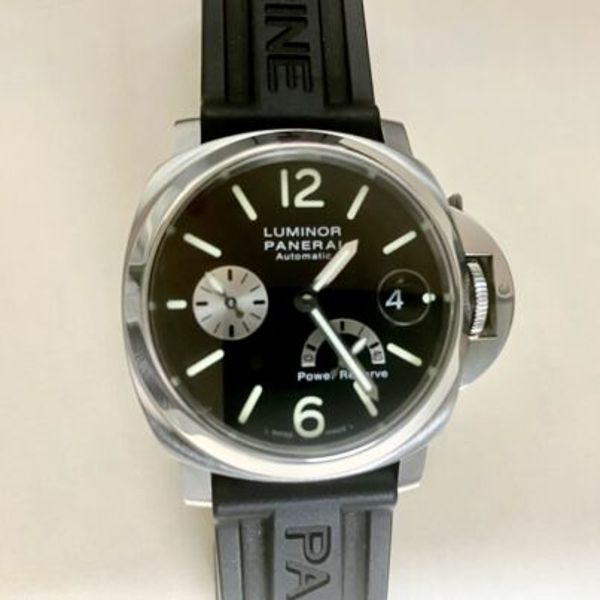 Panerai Luminor Pam 125 Power Reserve-40mm Steel Watch -c.2005 -Boxes ...
