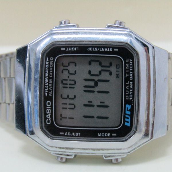 Vintage Casio Illuminator Alarm Chrono WR Dual Time Watch A178W 2519 | WatchCharts Marketplace
