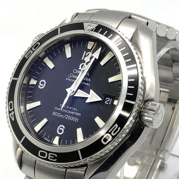 [Used] OMEGA Seamaster Planet Ocean Black Silver Color 2201.50[10 ...
