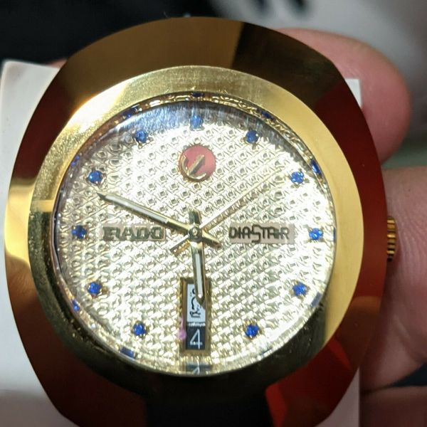 Vintage Rado Diastar 25 Jewel Automatic Gold Plated Swiss Men's Wrist ...