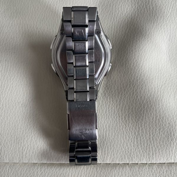 Casio Wave Ceptor Men's Solar Watch WVA 430U Navy Blue | WatchCharts ...