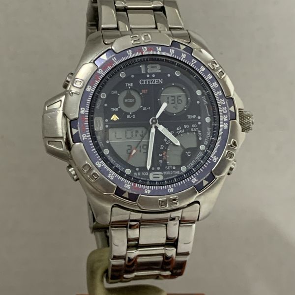 Citizen Menâ s Promaster Wingman Analogue/Digital Diver Quartz Bracelet ...