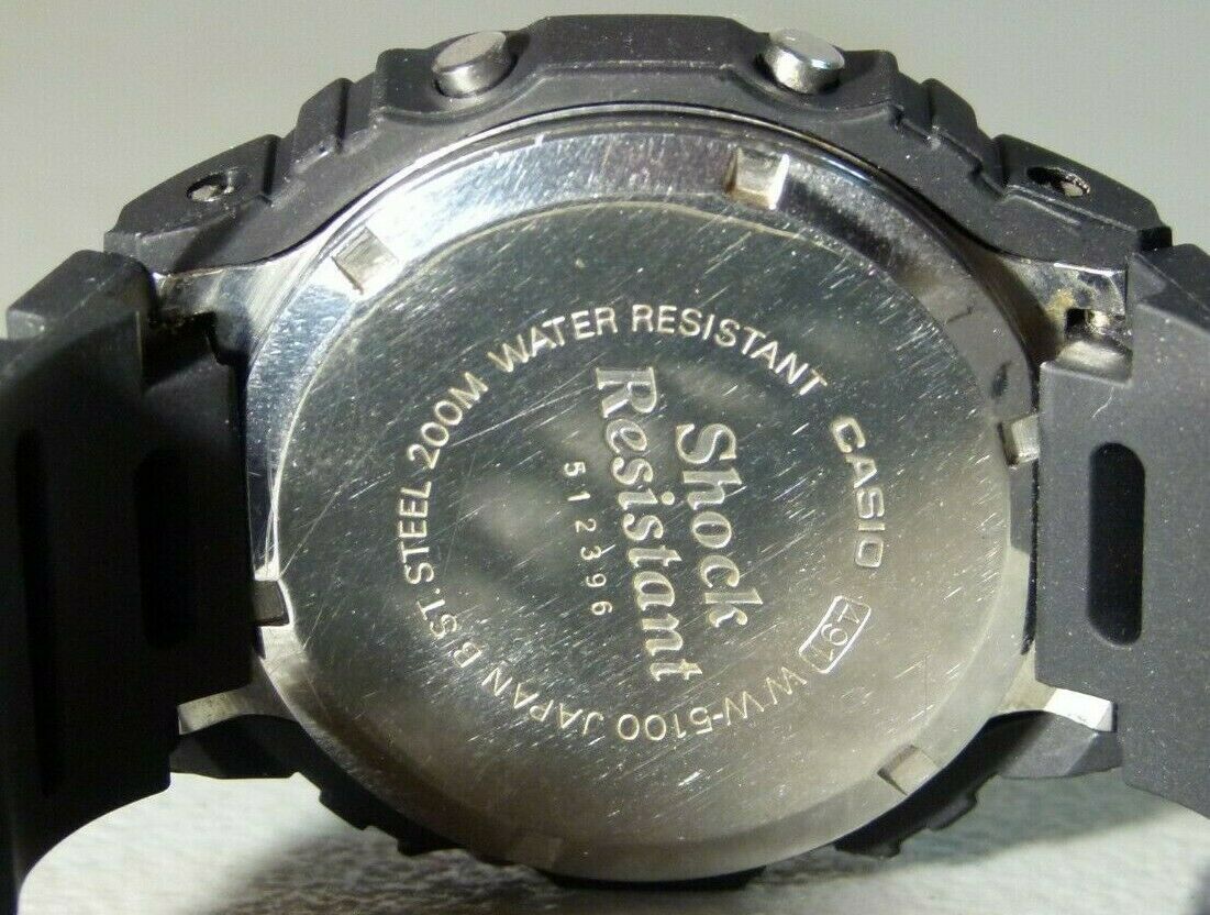 SUPER RARE CASIO WW 5100 WIDE TEMP LC BLACK GREY G SHOCK SUPER RARE CASIO WW 5100 WIDE TEMP LC BLACK GREY G SHOCK