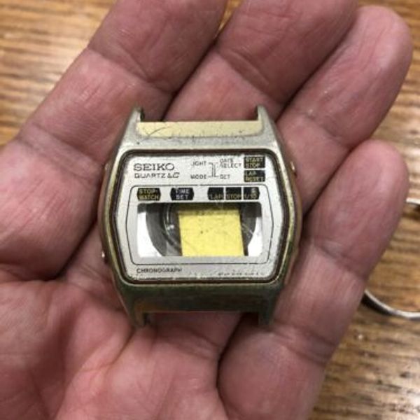 Used Seiko Quartz Lc Chronograph Case With Back As Parts | WatchCharts