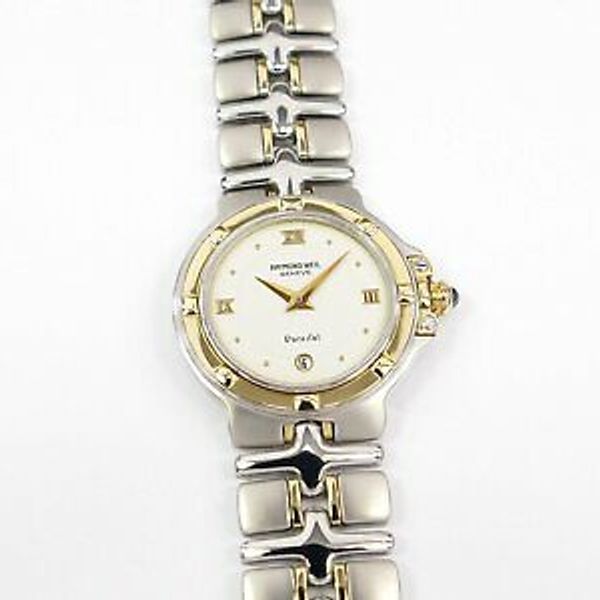 Raymond Weil Parsifal Solid 18k Gold 9990 White Roman Numeral Dial Box raymond-weil-parsifal-solid-18k-gold-9990-white-roman-numeral-dial-box