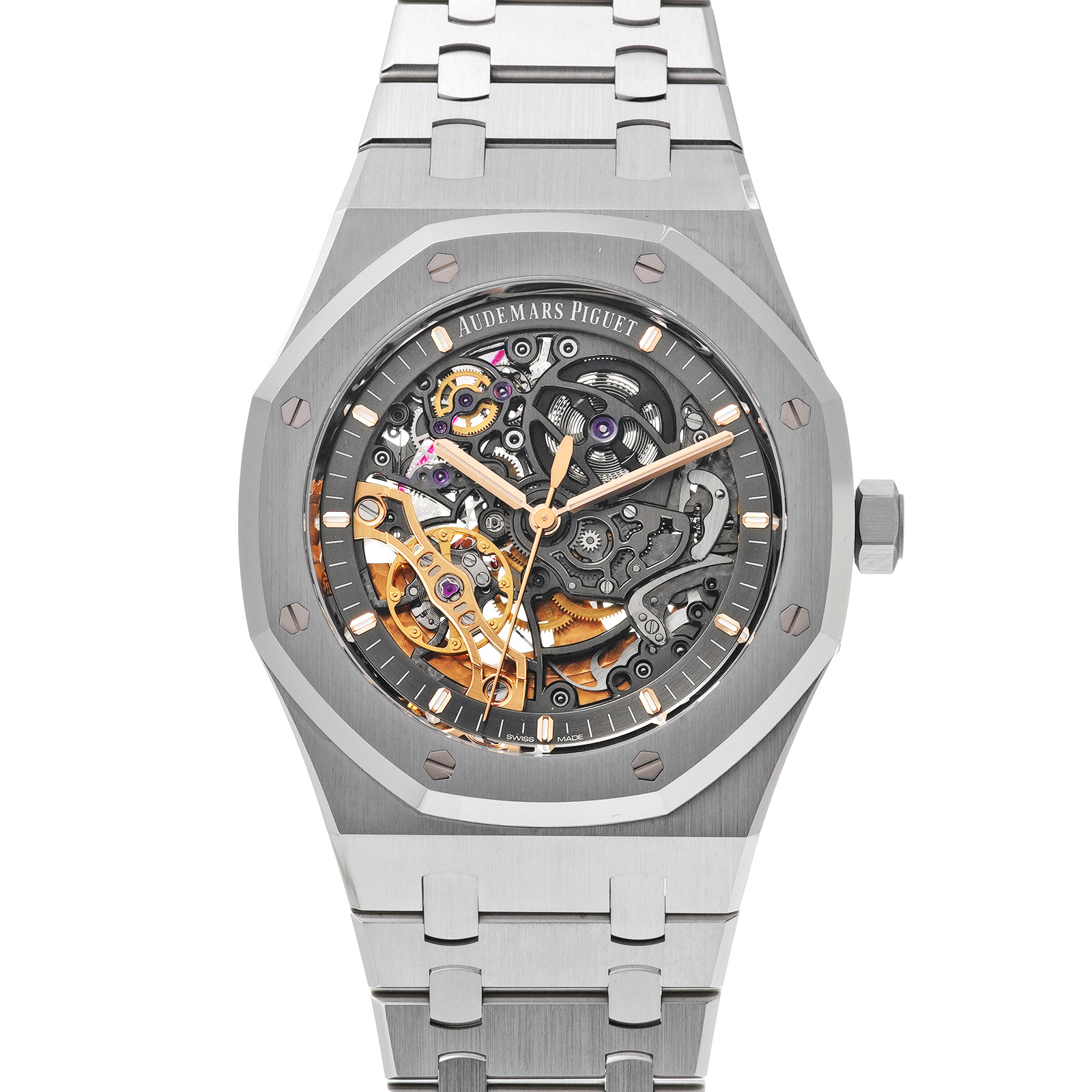 Audemars Piguet Royal Oak 41 Double Balance Wheel Openworked Stainless ...