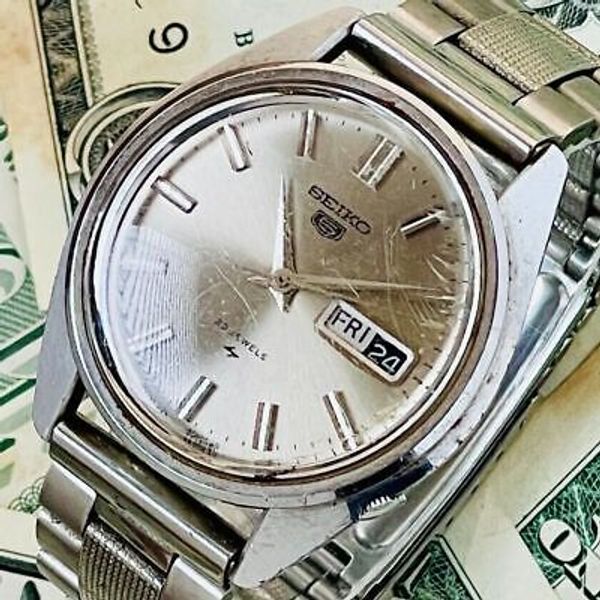 SEIKO Watch Men's Seiko 5 5126-8060 Analog Automatic Vintage Black Used ...