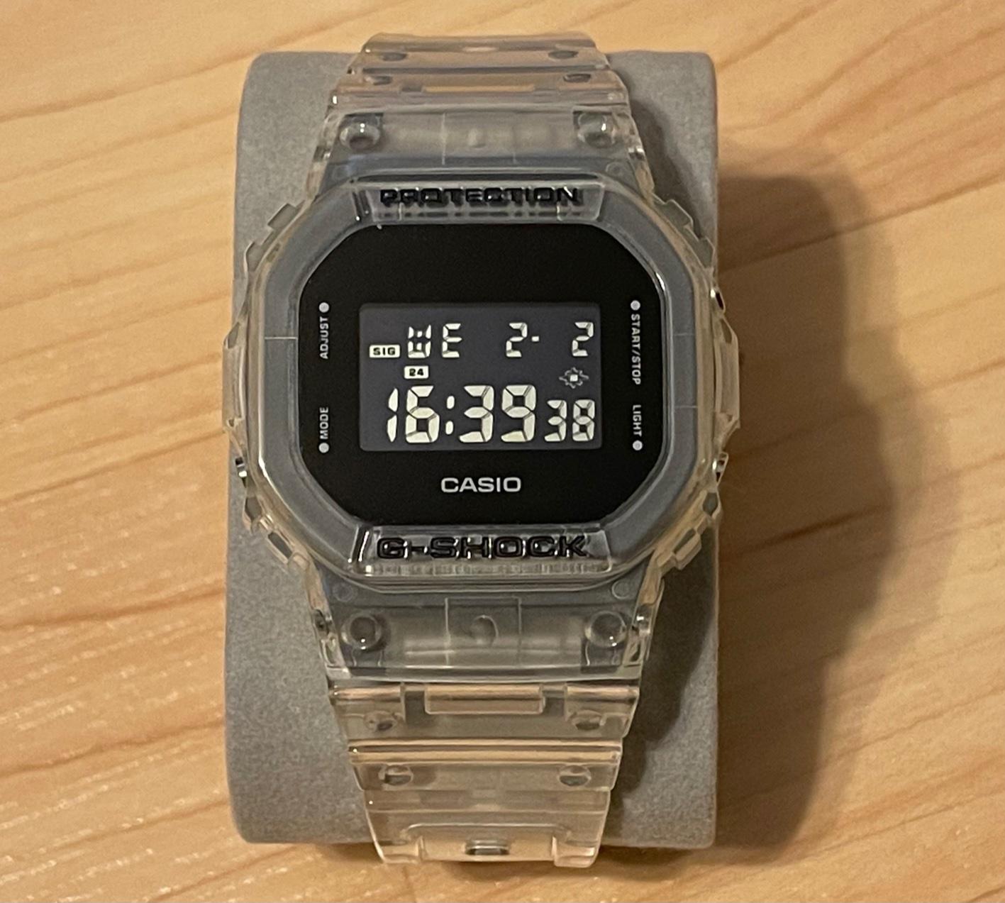 [WTS] Casio G-Shock DW5600SKE-7 Skeleton Transparent Pack Series ...