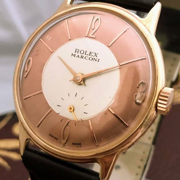 ROLEX Marconi Men's Antique Watch Hand-winding 1965 DHLShipping ...