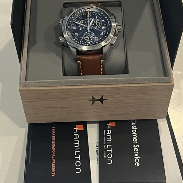 Hamilton Khaki Aviation X-Wind GMT Chrono Quartz (H77922541 ...