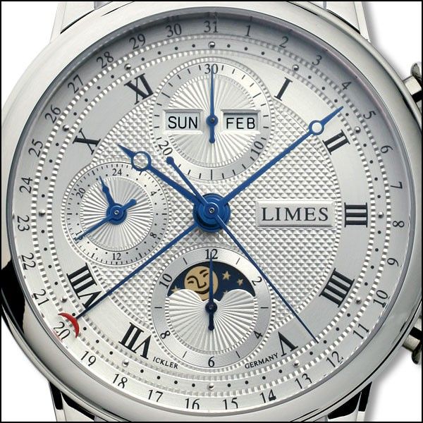 SOLD: Limes Pharo Full Calender Moonphase Chronograph | WatchCharts ...
