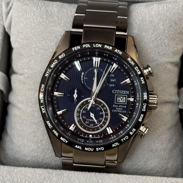 [WTS] Citizen, AT8154-82L, Super Titanium, Eco Drive, Global Radio ...
