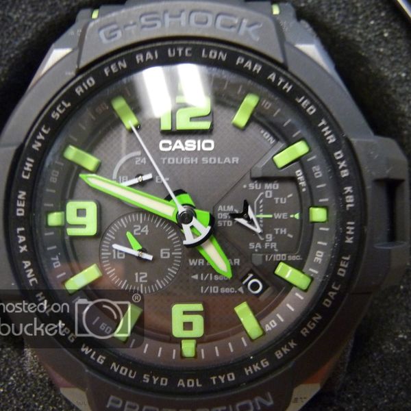 CASIO G-SHOCK G-1400-1A3 Gravity Defier Aviator Digital Watch ...