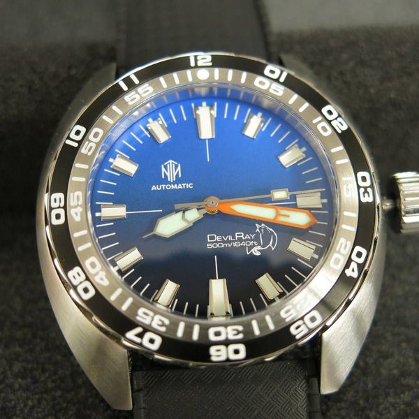 NTH Devil Ray watch with gradient blue dial | WatchCharts Marketplace