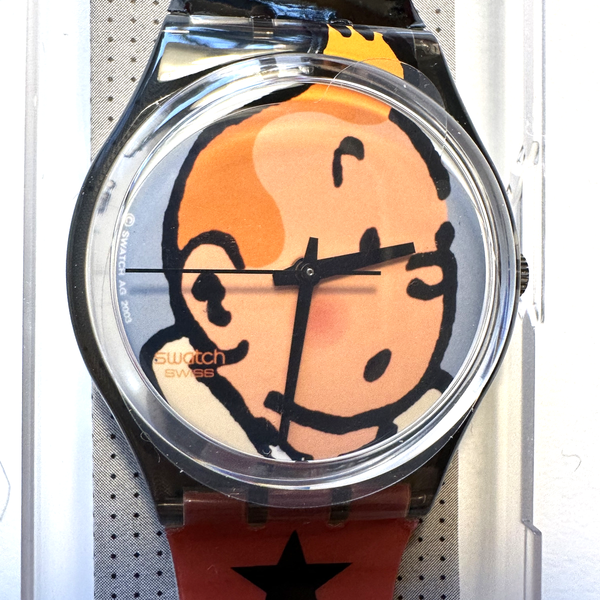 TINTIN!!!! Swatch Les Adventures de Tintin GM165 - 75TH anniversary ...