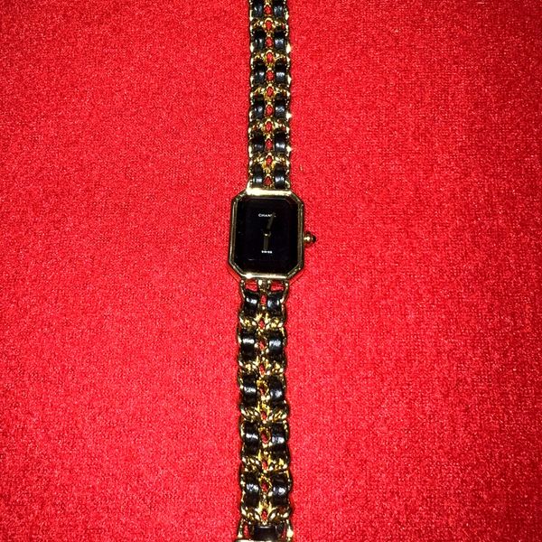 Chanel Paris Premiere - Quartz Swiss Watch w/ Gold Plated & Black ...