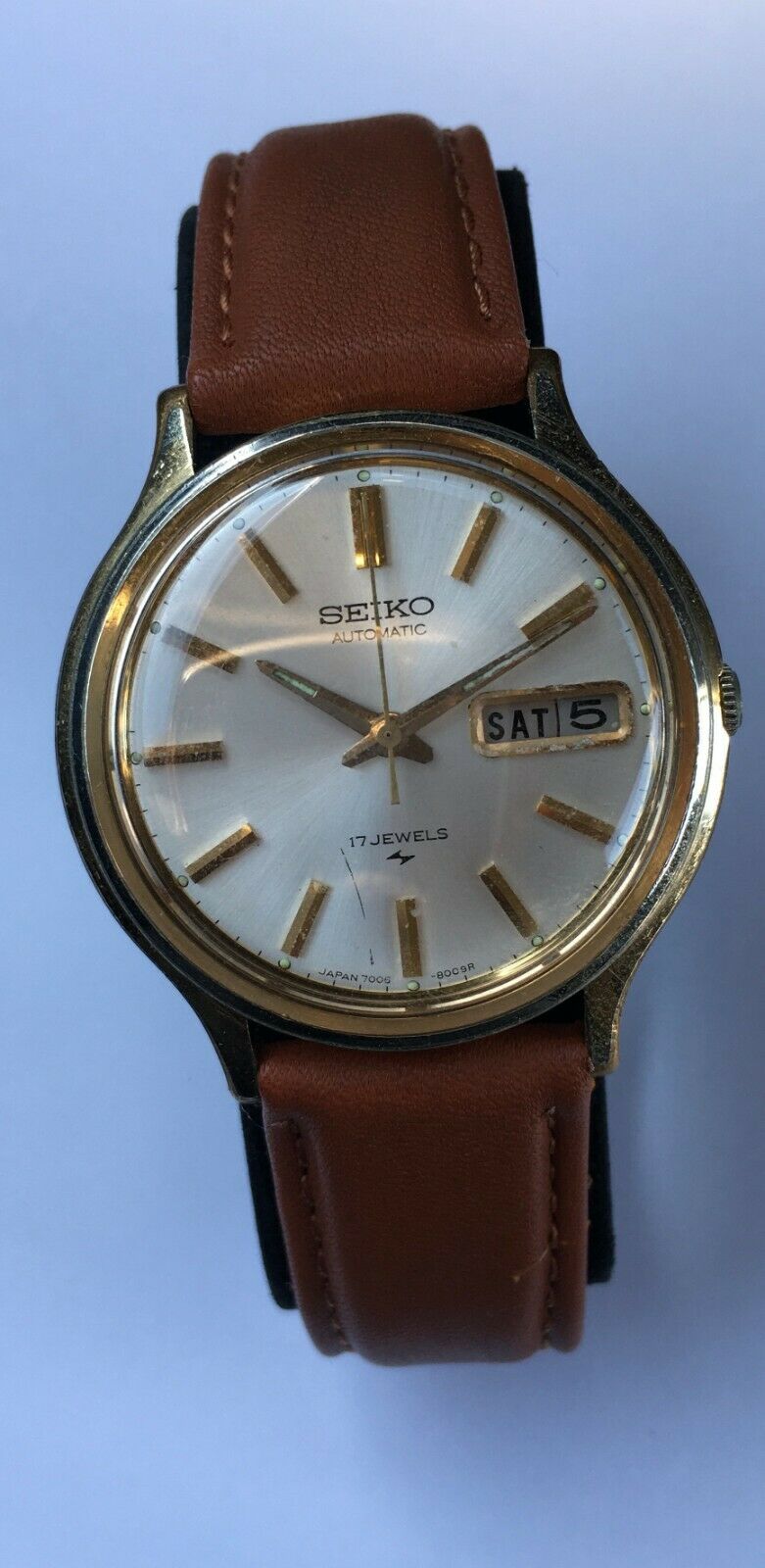 Seiko 7006-8007 Automatic Watch 17 Jewels Unadjusted Japan Seiko 7006 ...