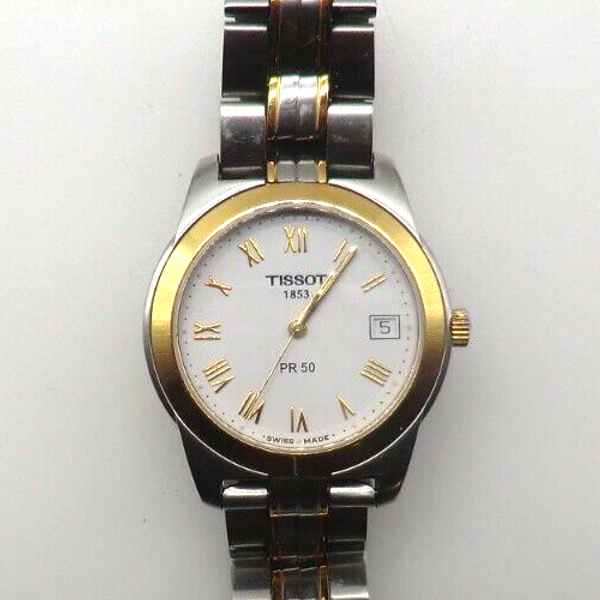 WRIST WATCH - Gents Tissot PR50 Bi - Metal Quartz Wrist Watch ...