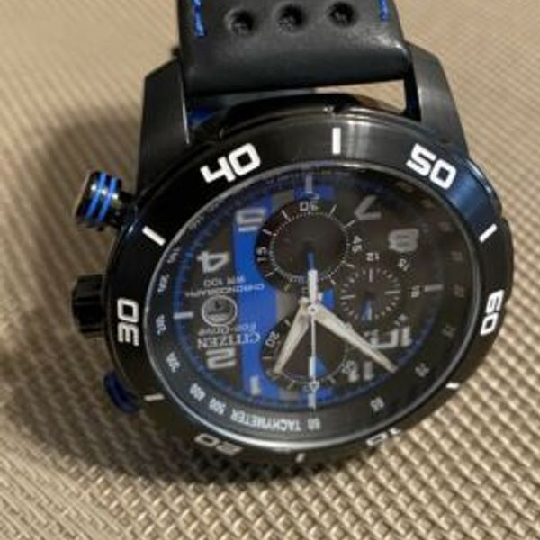 MINT Citizen Men's Eco-Drive Primo Chronograph Blue Acented Watch ...