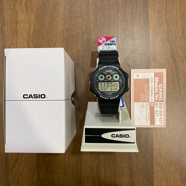 Casio TGW-10-1V Tri Graph Rare Vintage Digital Watch NOS NIB ...