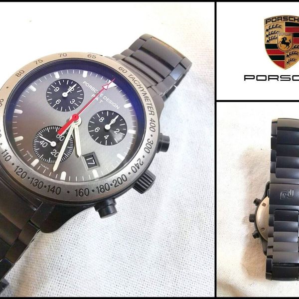 Porsche Design by Eterna Titanium Chrono Quartz Wristwatch ...