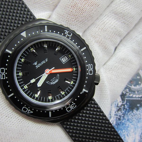 FS: NIB SQUALE Professional 2002 | Black PVD case Black Dial | Complete ...