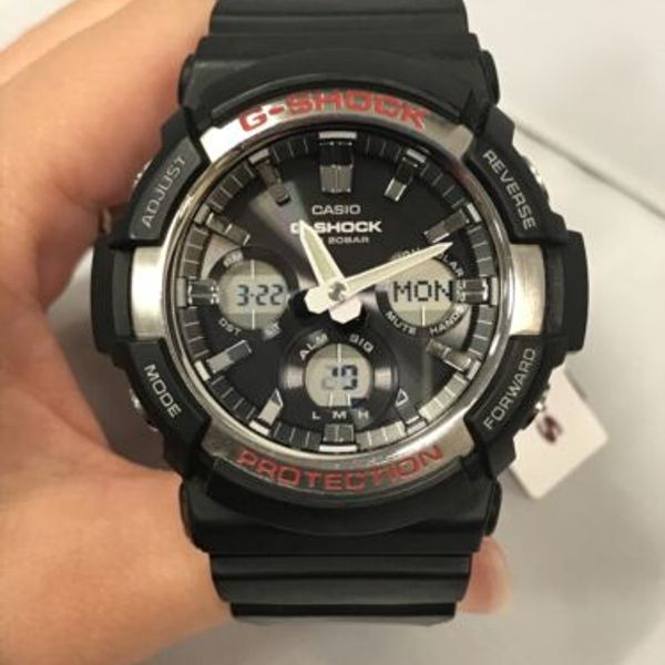 Casio Men's G-Shock Analog-Digital Tough Solar Watch - GAS100-1A | WatchCharts Marketplace