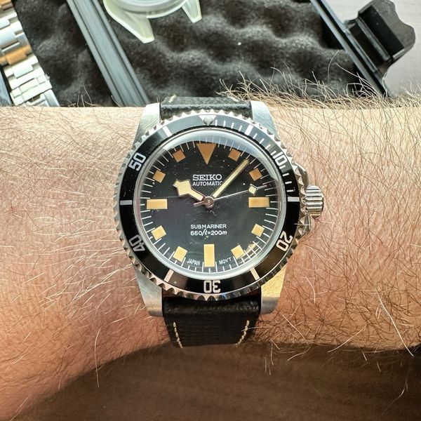 Kool Mods SnowFlake Milsub - Custom Aged Seiko In Minty Fresh Condition ...