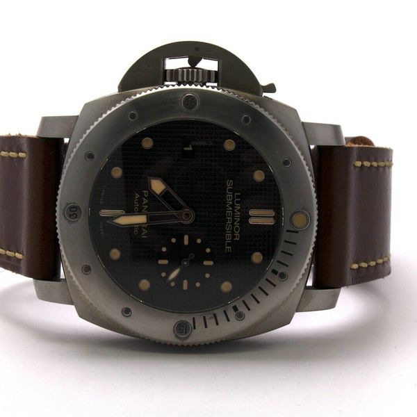 Panerai PAM 569 Luminor Submersible 1950 Left Handed 47mm Titanium ...