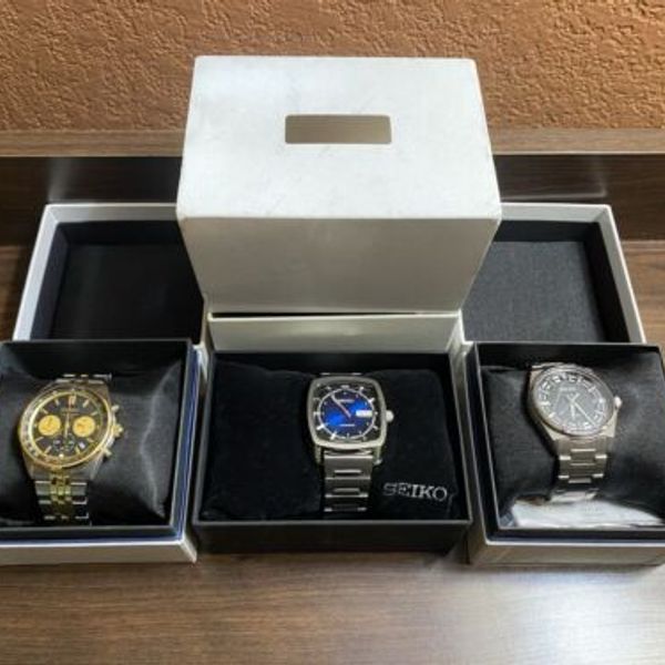 Seiko Menâ s Watch Collection SNKP23 SUR505P1 SSB430P1 Box Links Papers ...