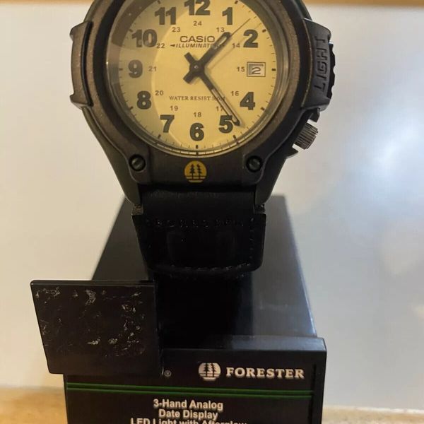 Casio FT500WC-3BVCF Men's Forester Sport Watch with Nylon Dark Green ...