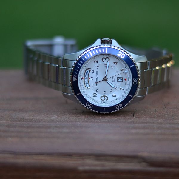 SOLD: Hamilton Khaki King Scuba blue diver quartz $325 shipped ...