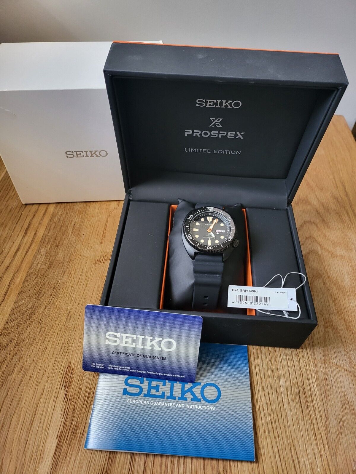 Seiko Prospex SRPC49K1 Ninja Turtle Limited Edition RARE | WatchCharts ...