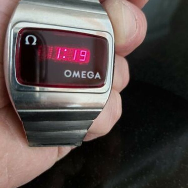 Omega 1603 Constellation Vintage digital Led Time Computer Watch ...