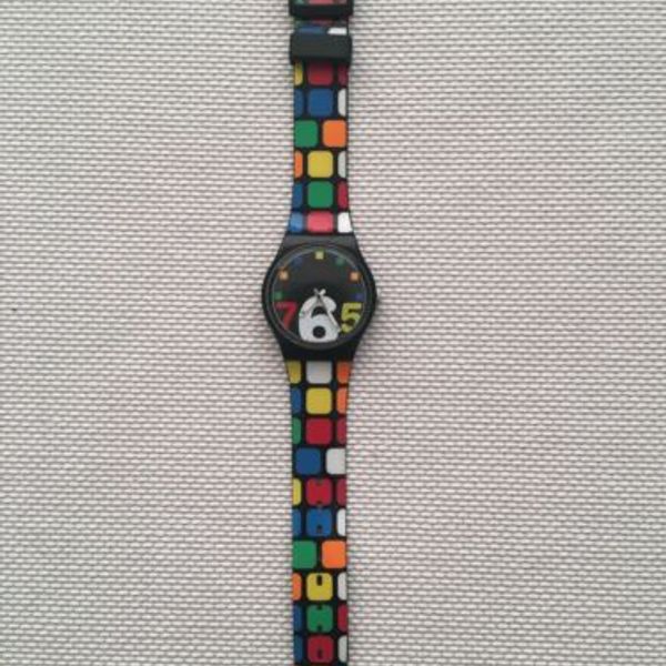 Rare Swatch GENT Limited edition “CUBE EXPLOSION” Rubik’s Cube. No Box ...