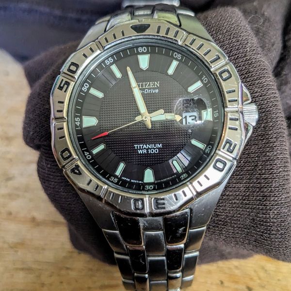 Citizen Eco-Drive Titanium WR100 Men's Watch. | WatchCharts Marketplace