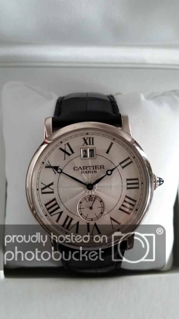 FS: Cartier 42MM 18K WG Privee Rotande Big Date W1550751 | WatchCharts ...